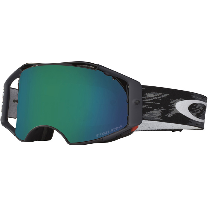 OAKLEY GOGGLES AIRBRAKE MX JET BLACK WPRIZMMX JADE 670-7046-47 - Marine